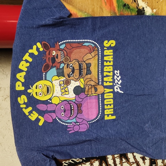 Shirts & Tops | Lets Party Freddy Fazbears Pizza Tshirt | Poshmark